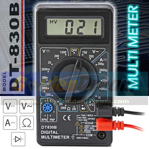 Jual Multimeter Digital DT830B Avometer Multitester AC DC DT-830B DT ...
