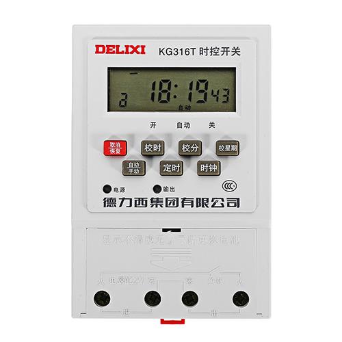 Jual DELIXI KG316T JSZ3F AC200V&220V 10A Power Supply Time Timer Timing ...