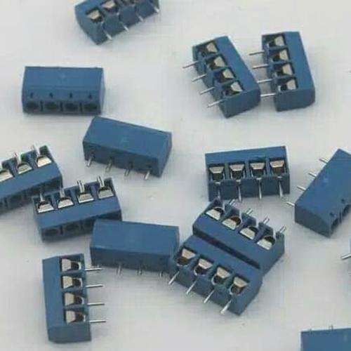 Jual Terminal Block 4 Pin Skrup Screw PCB Blok 4P Pitch 5mm Cable ...