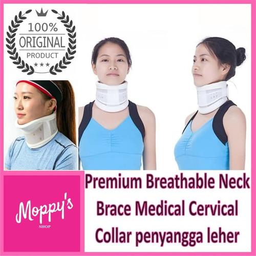 Jual Premium Breathable Neck Brace Medical Cervical Collar penyangga ...