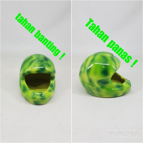 Jual asbak bentuk helm full face bahan resin / asbak rokok unik AWET ...