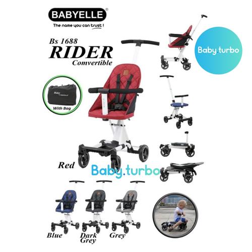 Jual Baby Stroller Baby Elle Rider Convertible BS-1688 Khusus GOSEND ...