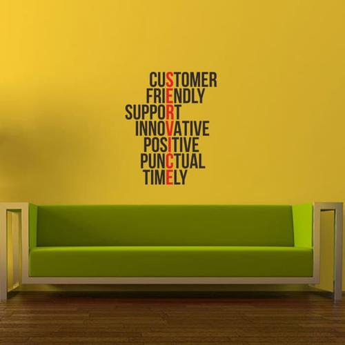 Jual Cutting Sticker Customer Service Cafe Resto Toko Dinding Kaca ...