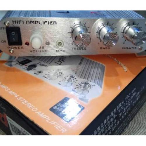 Jual amplifier mini 2.1 subwoofer colokan 2 speaker ampli pasif mobil ...