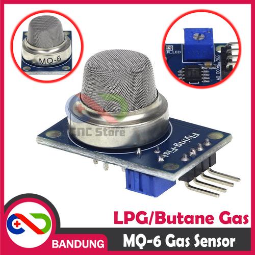 Promo [CNC] Mq-6 Mq6 Lpg Lng Butane Gas Sensor Module For Arduino Uno ...
