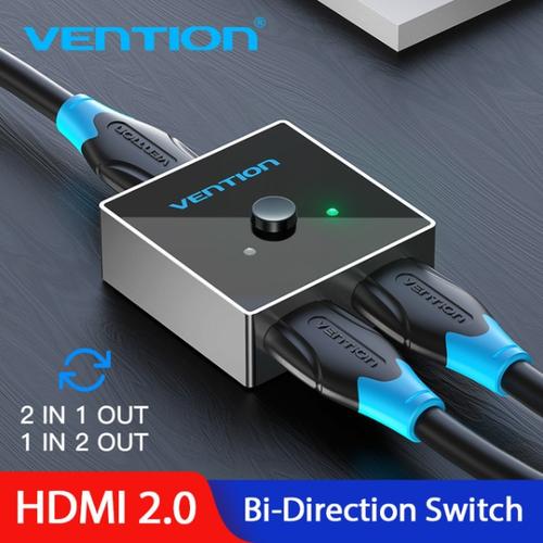 Jual HDMI Switcher Vention AFL 2in-1Out | 1in2Out 4K 1080p HDMI2.0 ...