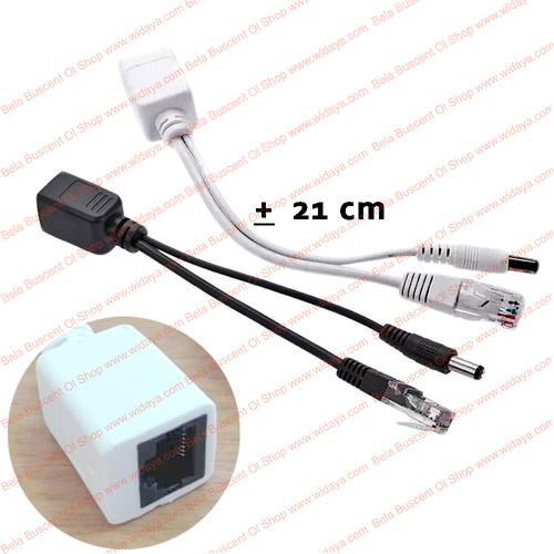 Jual Kabel Adapter CCTV POE Splitter DC Male Passive Power Over ...
