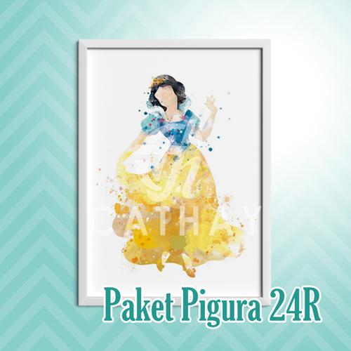 Jual PAKET Pigura Figura Bingkai Frame & Cetak Foto 24R - Minimalis ...