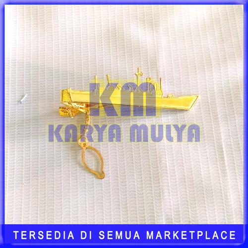 Jual Pin Kapal Laut - Jepit Dasi Kuningan Logo Kapal Laut - Karya Mulya ...