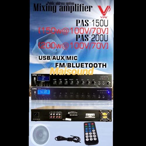 Jual POWER AMPLIFIER VPK PAS150U PAS 150U PAS 150 U USB AMPLI - Jakarta ...