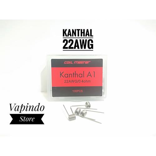 Jual COIL MASTER PREBUILT KANTHAL 22 AWG 0.4 OHM A1 KAWAT VAPE ...