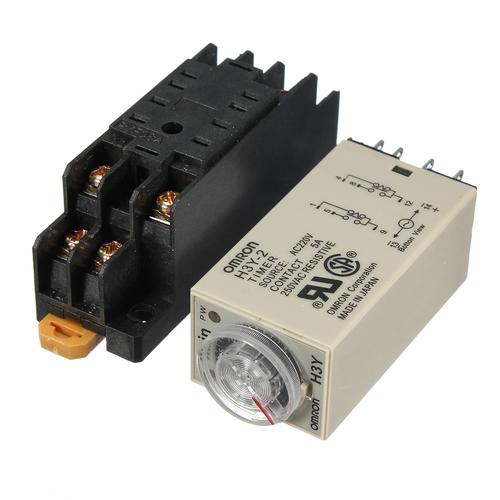 Jual H3Y-2 220V Power On Time Delay Relay Solid State Timer DPDT ...