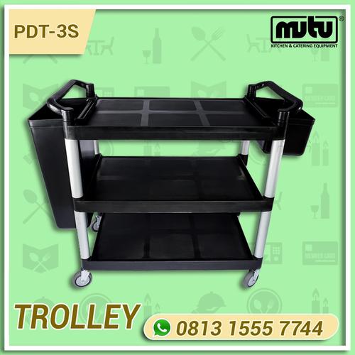 Jual Troli Pengumpul Piring Kotor dan Sisa Makanan Restoran MUTU PDT-3S ...