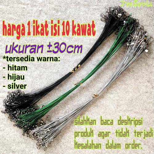 Jual Kawat Pancing Leader Kili Kili / Sling atau Seling leader Hijau 30 ...