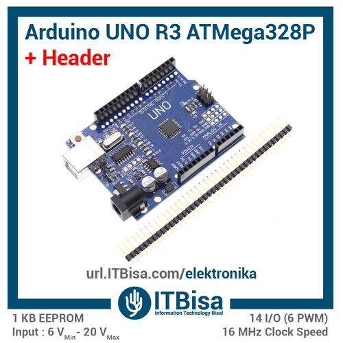 Jual ITBisa - Arduino UNO R3 CH340G CH340 SMD ATMega328P ATMega328 ...