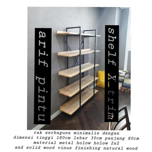 Jual rak partisi ruangan serbaguna / shelf x_trim - Jakarta Timur ...