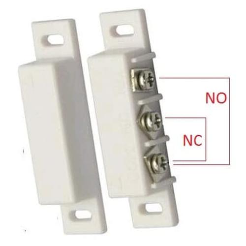 Jual 3P NO NC Door Window Sensor Magnetic Switch - 2PIN NO - Kota ...