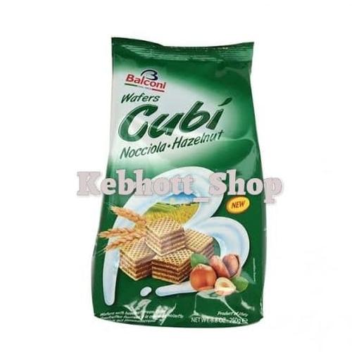 Jual Balconi Cubi Wafers Nocciola Hazelnut 250gr | Wafer rasa Kacang ...