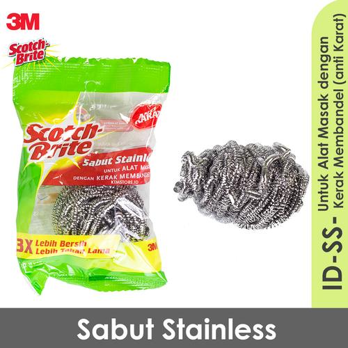 Jual 3M Scotch Brite Sabut Stainless Sabut Kawat Cuci Piring ID SS ...