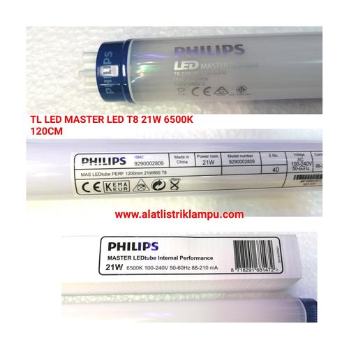 Jual TL LED MASTER PHILIPS 21W MAS LED TUBE 1200MM T8 21 WATT 865 6500K ...
