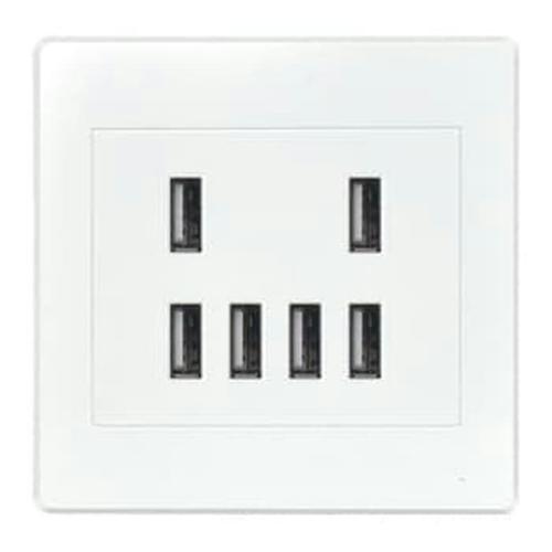 Jual Stop Kontak Colokan Dinding 6 USB Port Wallplug Soket Socket ...