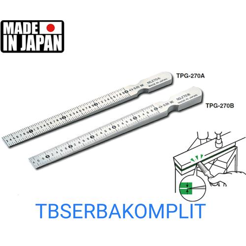 Jual Tapper Measuring Gap 0.3mm-4mm Alat Ukur Celah TPG270A Nigata SK ...