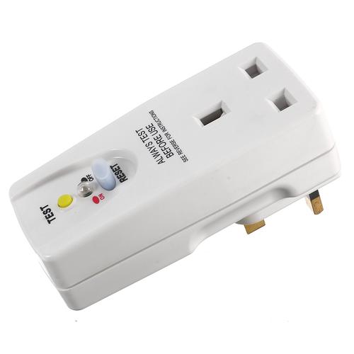 Jual 220V 13A RCD Safety Adapter Plug Power Circuit Breaker Socket ...