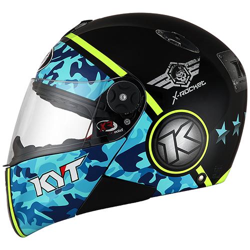 Jual Helm KYT X rocket Black Blue Army xrocket Biru #3 - Kota Bekasi ...