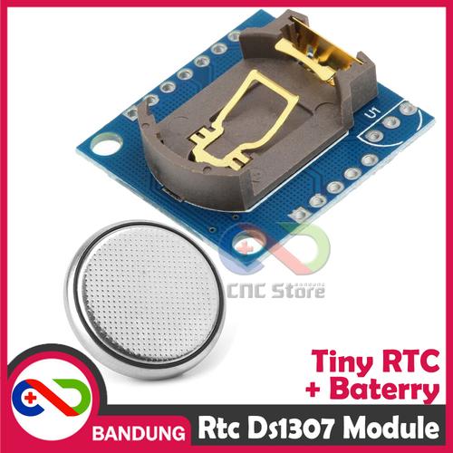 Jual [CNC] Rtc Ds1307 Real Time Clock I2c Arduino Uno Mega + Battery ...