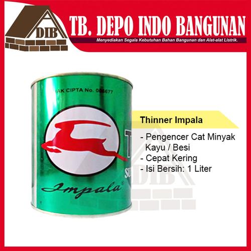Jual THINNER IMPALA 1LT TINER THINER PENGENCER CAT GRAB / GOSEND - Kota ...