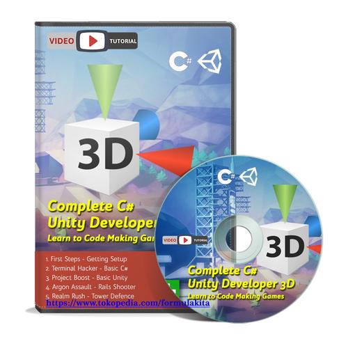 Jual DVD Video Tutorial Complete C# Unity Developer 3D - LINK GDRIVE - Kab. Jombang - Formula ...
