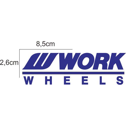 Jual cutting sticker / stiker velg mobil WORK WHEELS - Kab. Tangerang ...