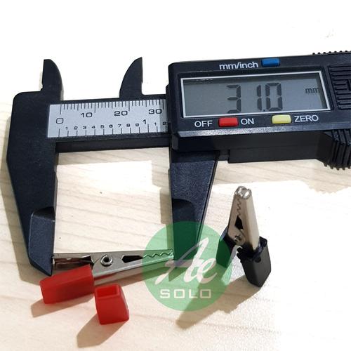 Jual Capit Buaya Alligator Clip Tebal Pegangan Kotak Merah Hitam - Kab ...