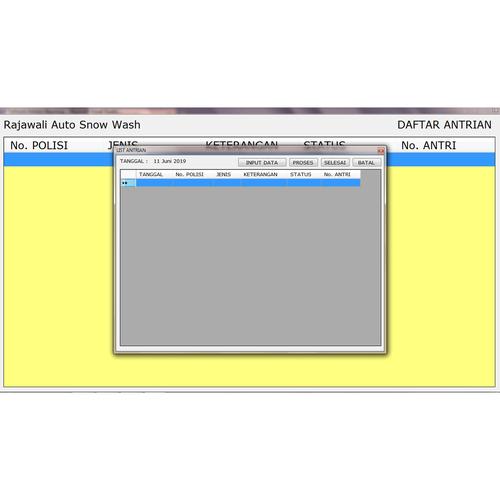 Jual Software / Aplikasi Antrian Cucian Mobil / Motor + Layar Eksternal ...