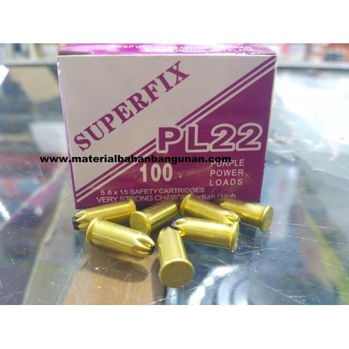 Jual ramset superfix pl 22 ungu isi 100 mata paku tembak 5 x 16 mm G ...