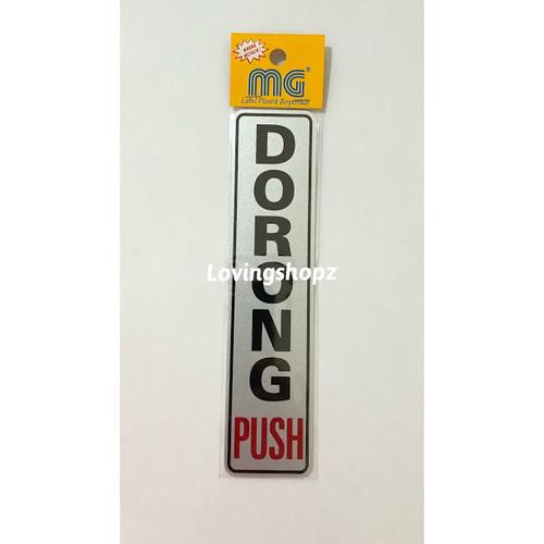 Jual Sticker Buat Pintu Dorong/ Push , Tarik/ Pull - Tarik Gold ...