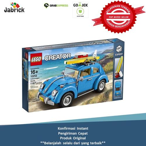 Jual LEGO 10252 VOLKSWAGEN BEETLE - - Jabrick Rumah Lego | Tokopedia