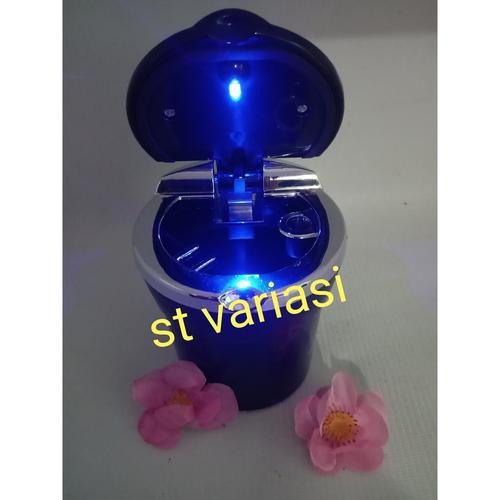 Jual asbak mobil led/asbak rokok portable hitam mobil pajero sport ...