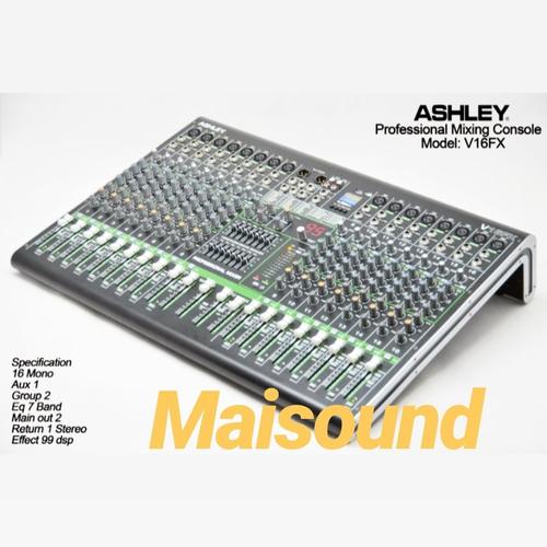 Jual MIXER ASHLEY V16FX NEW ORIGINAL V16 FX V 16FX GARANSI RESMI ...