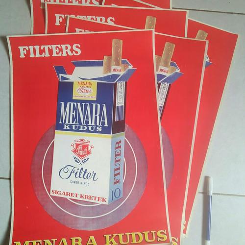 Jual Poster iklan rokok tua Menara Kudus - Kota Depok - Ferysolo ...