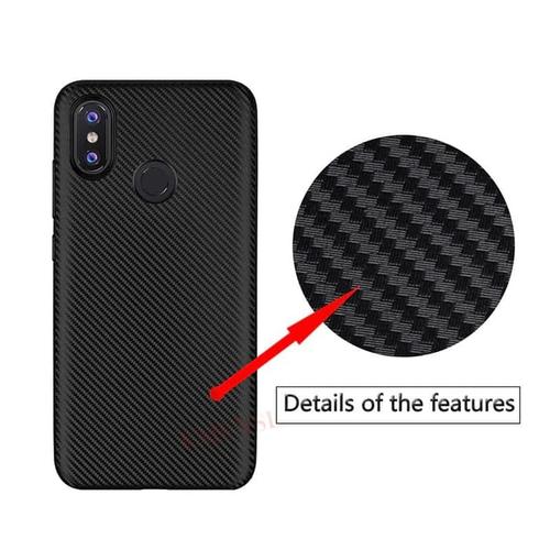 Jual Xiaomi Redmi Note 7 / 7 Pro Carbon Slim Silicone Softcase - Hitam ...