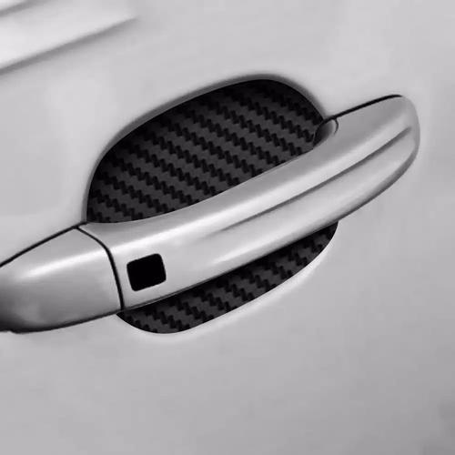 Jual HITAM CARBON ANTI GORES STICKER BARET LECET HANDLE PINTU MOBIL ...