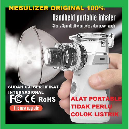 Jual Nebulizer Portable Mesh Alat Nebu Uap Bantu Pernafasan Asma ...