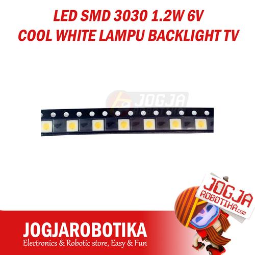 Jual LED SMD 3030 1.2W 6V COOL WHITE LAMPU BACKLIGHT TV - Kab. Sleman ...