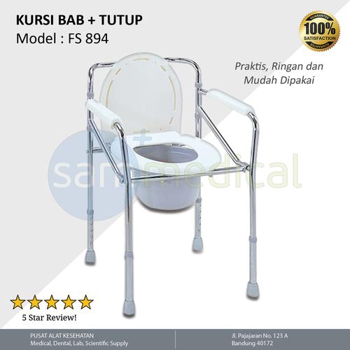 Jual Commode Chair / Kursi BAB Pispot Bulat + Tutup - GEA FS 894 - Kota ...