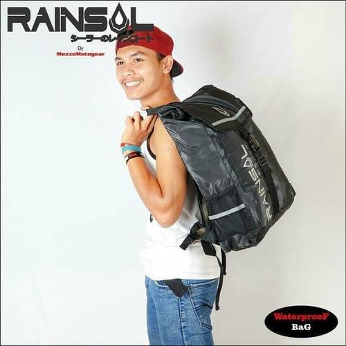 Jual Tas Ransel Tahan Air (waterproof backpack) drybag Rainsol - Hitam ...