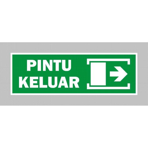 Jual Sticker Cutting Sign Pintu Keluar 30 x 10 Cm - Kota Bekasi - FPM ...