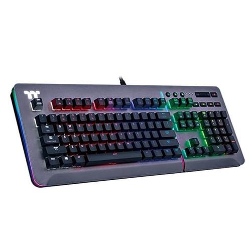 Jual Keyboard Gaming Thermaltake Level 20 RGB Titanium Cherry MX Blue ...