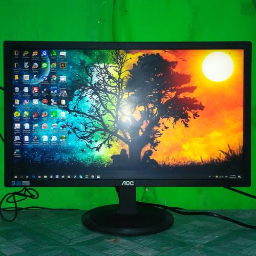 Jual LED Monitor Komputer AOC 21inch wide E2180swn fullhd - Jakarta ...