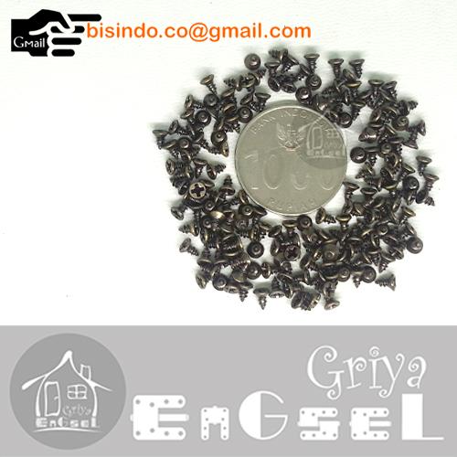 Jual Sekrup Mini Antik/3,5X4/Sekrup Engsel Mini/Sekrup Kecil Kuncian ...